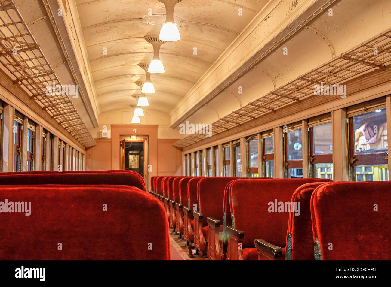 Pullman train interior hi-res stock photography and images - Alamy
