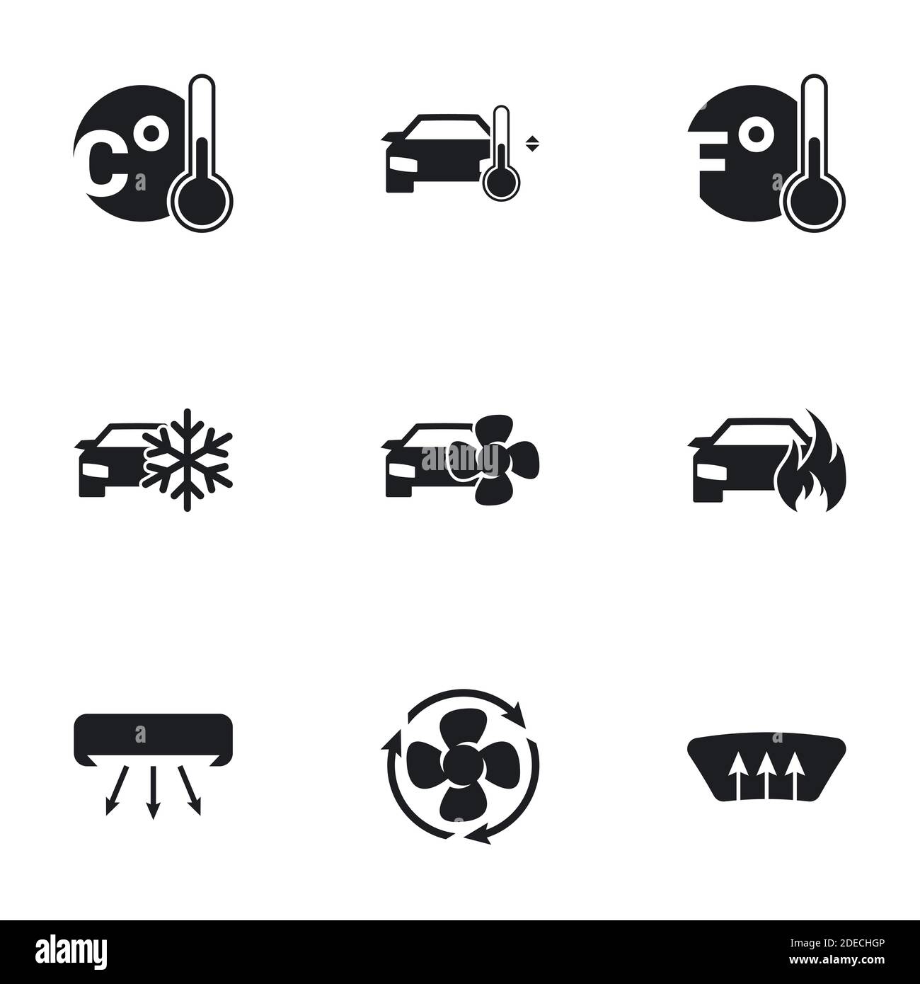 Car ventilation system air Stock Vector Images - Alamy