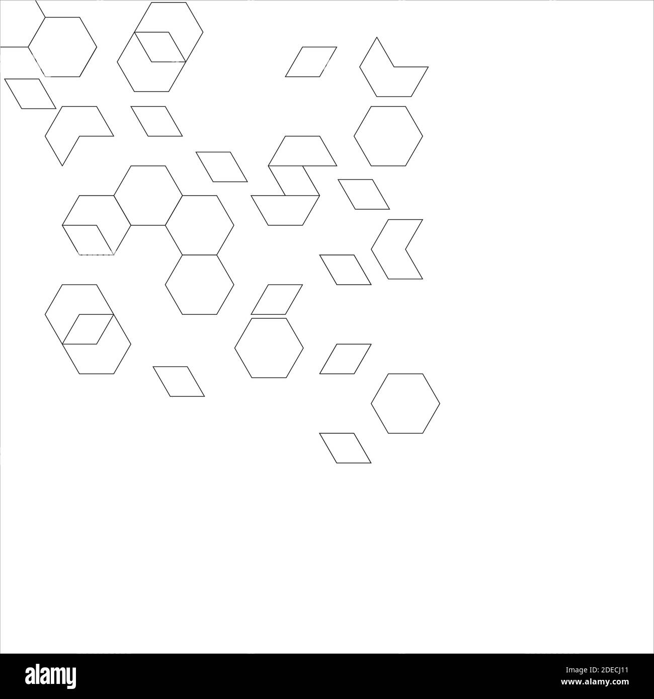 Abstract background consisting of set of hexagonal cells Stock Vector Image & Art - Alamy