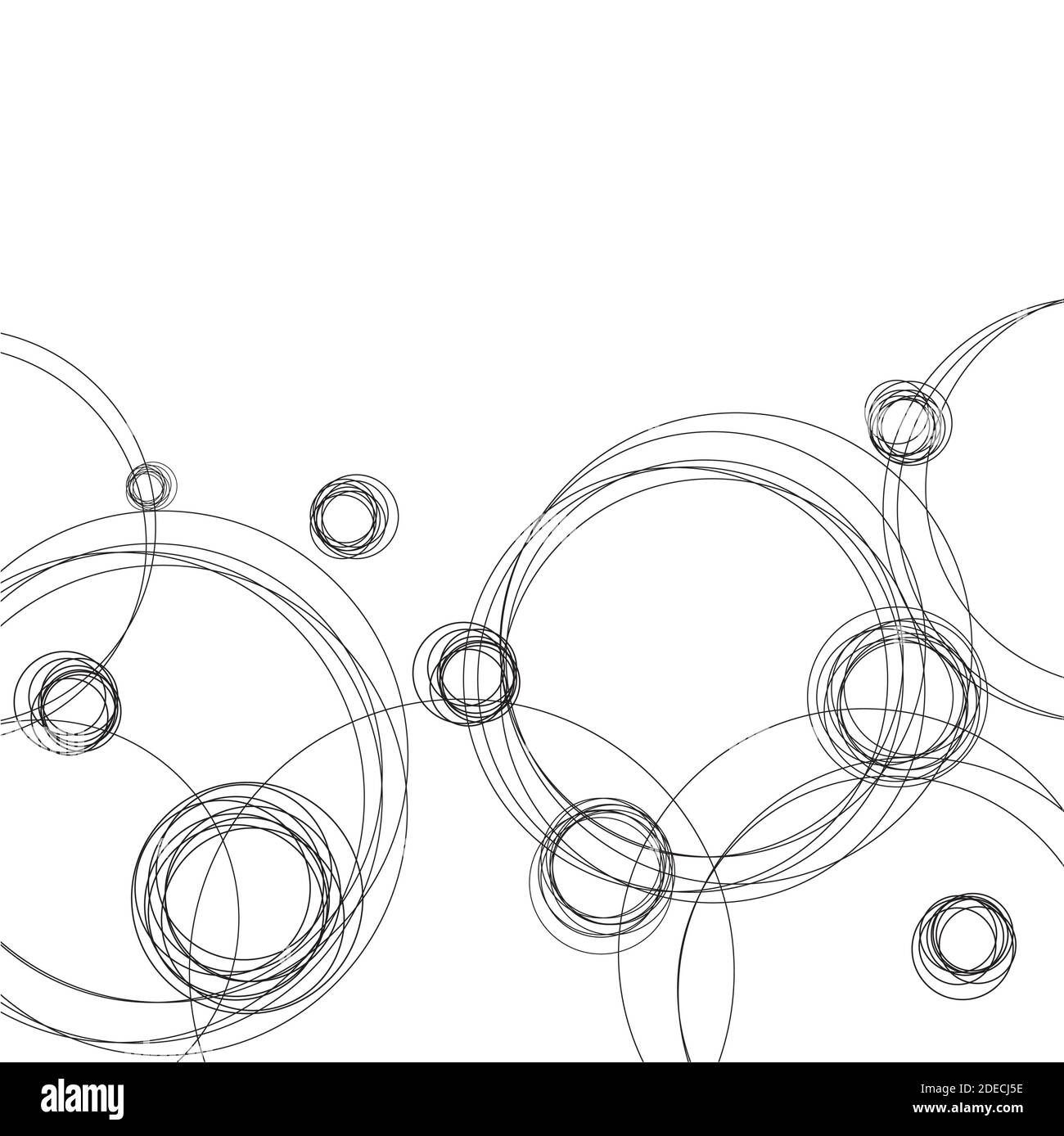 Abstract connect circles connection Cut Out Stock Images & Pictures - Alamy