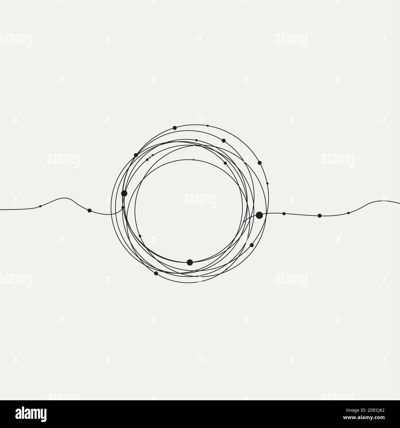 White data connection lines dots Cut Out Stock Images & Pictures - Alamy