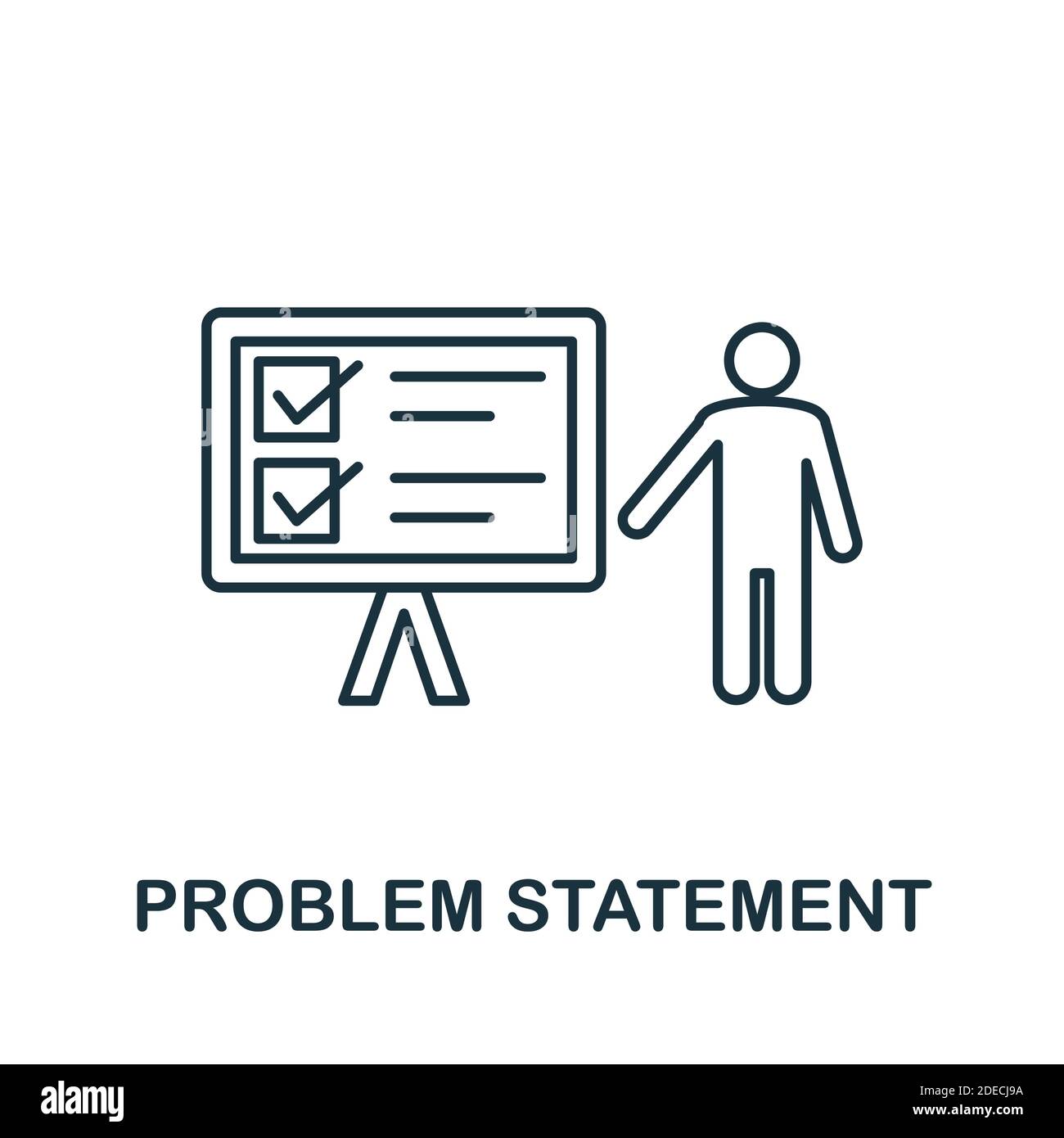 Problem Statement icon. Simple element from business technology ... Problem Statement icon. Simple element from business technology ...