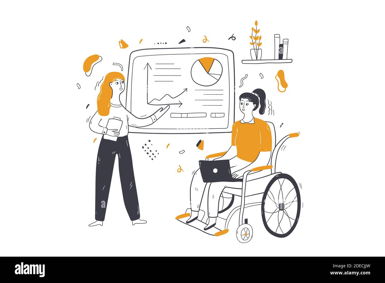 Disabled demonstration Stock Vector Images - Alamy