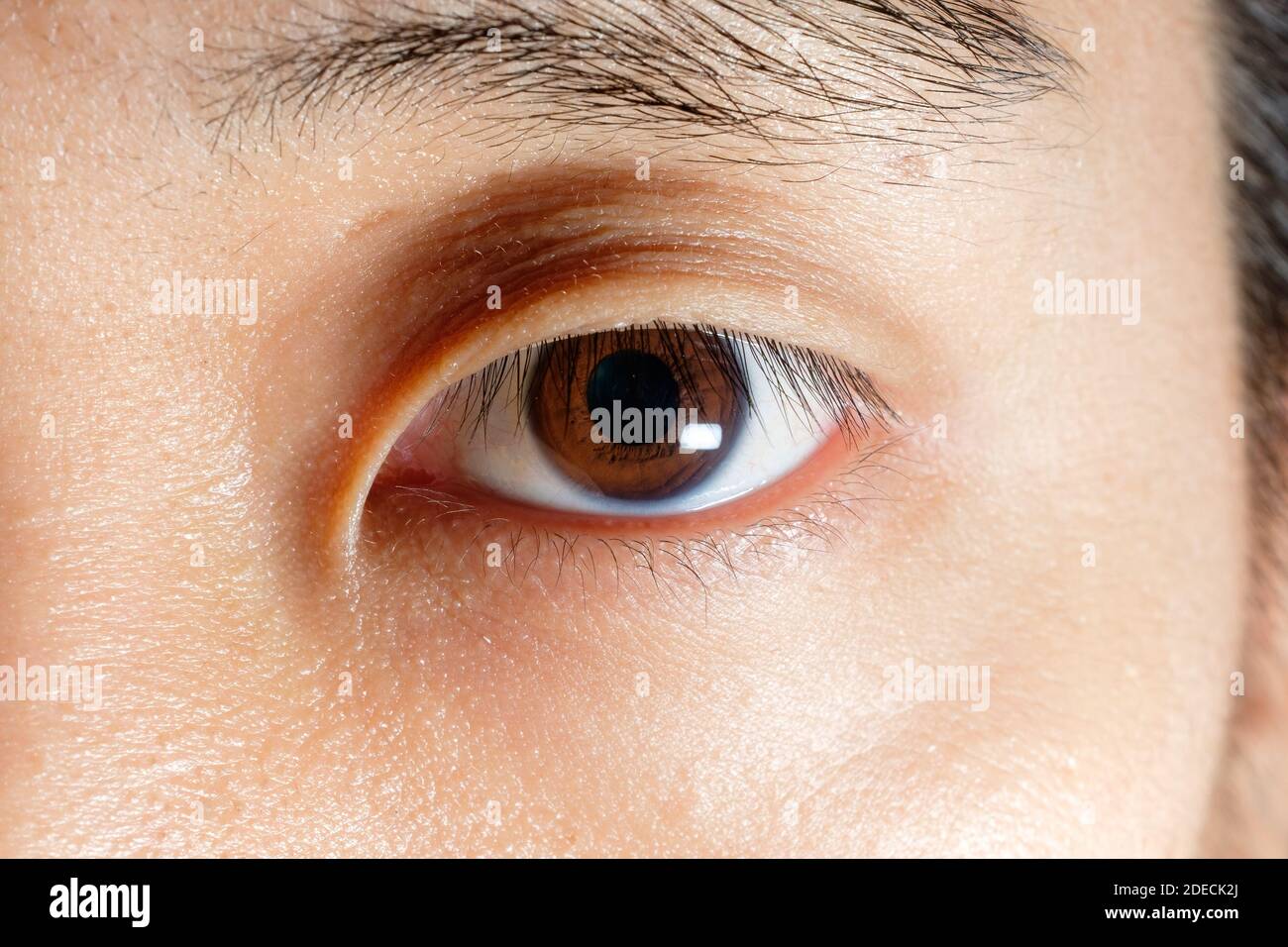 People left eye close-up Stock Photo - Alamy