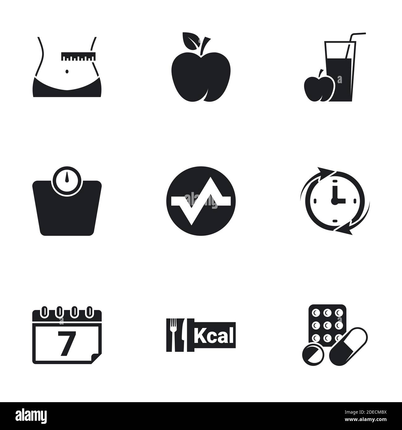 Healthy theme Stock Vector Images - Alamy