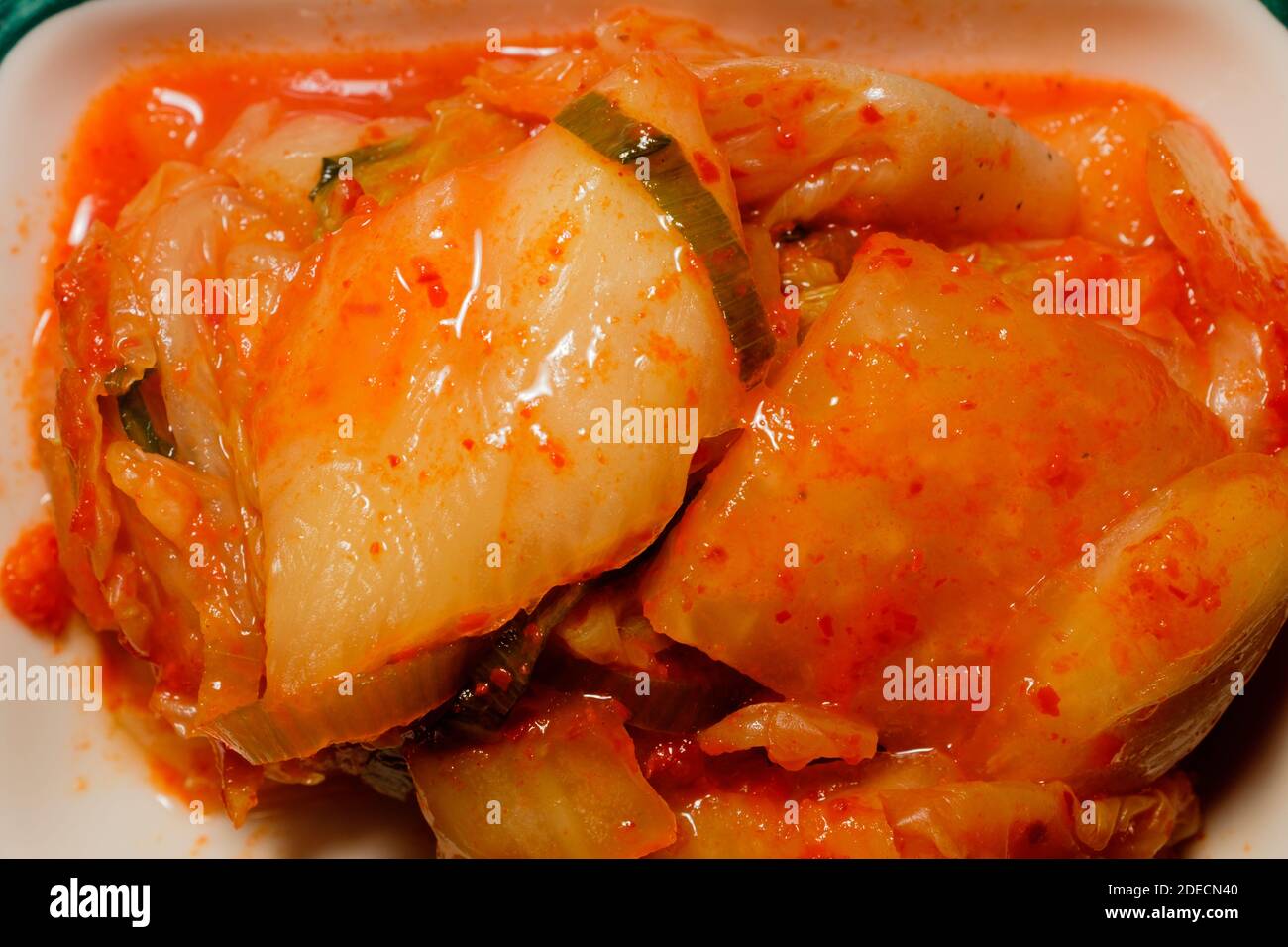 Kimchi in a small bowl Stock Photo - Alamy