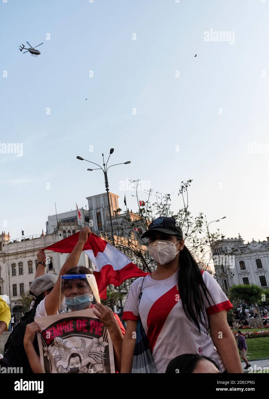Marcha de Protesta. Lima, Peru - Protest March, Lima, Peru Stock Photo ...