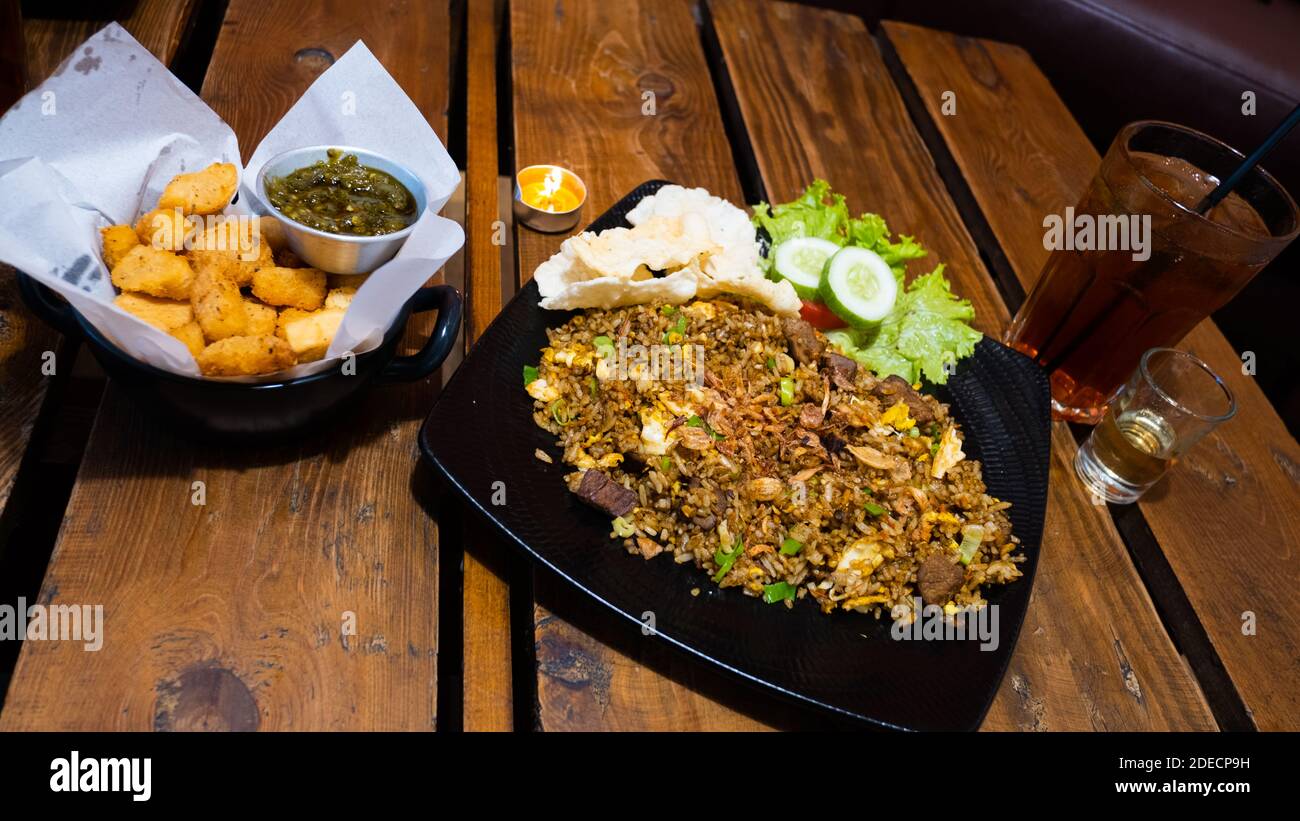Javanese Fried Rice. Indonesian restaurant-style dish, Food and drink ...