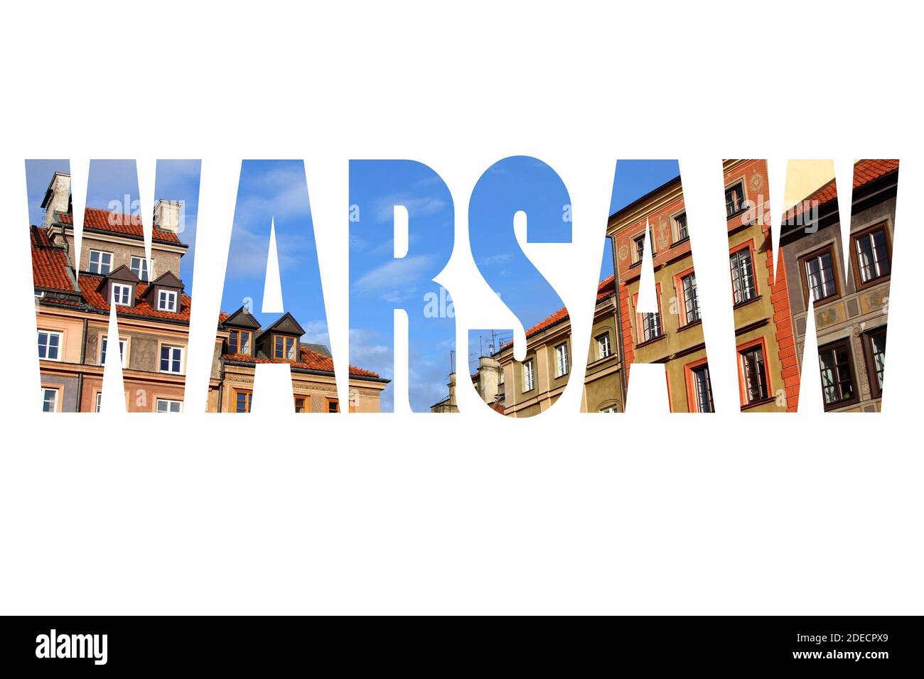 Warsaw buildings skyscraper city Cut Out Stock Images & Pictures - Alamy