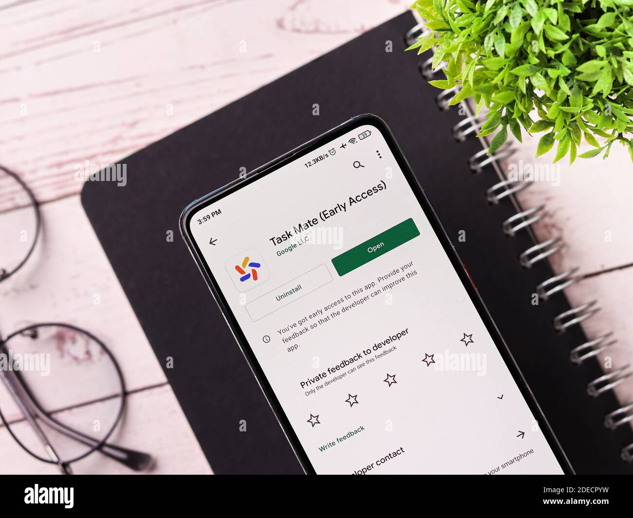 Assam, india - November 29, 2020 : Google Task mate logo on phone ...