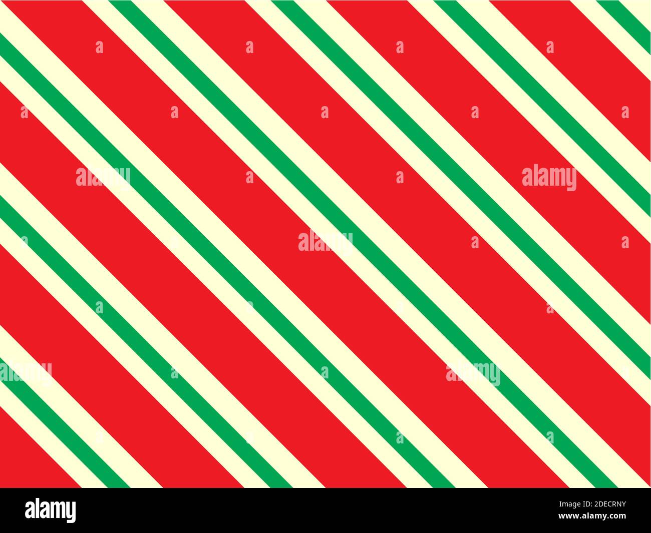 Christmas wrapping paper with Red, yellow and lime green stripes. Candy ...