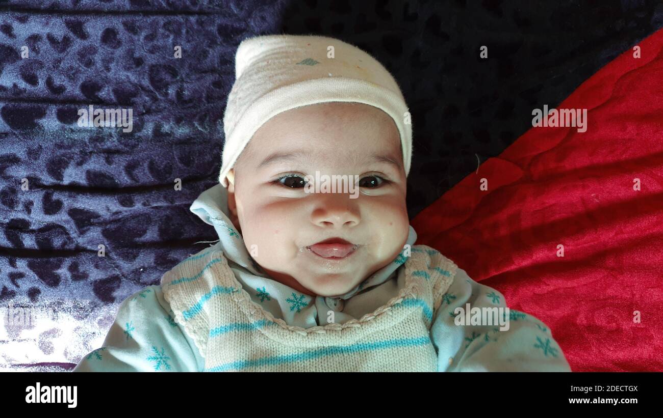 Beautiful kid different poses looks very handsome. Small child after ...