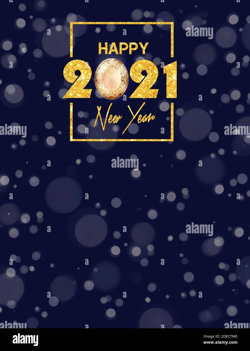 Happy new year 2021 card Stock Photo - Alamy