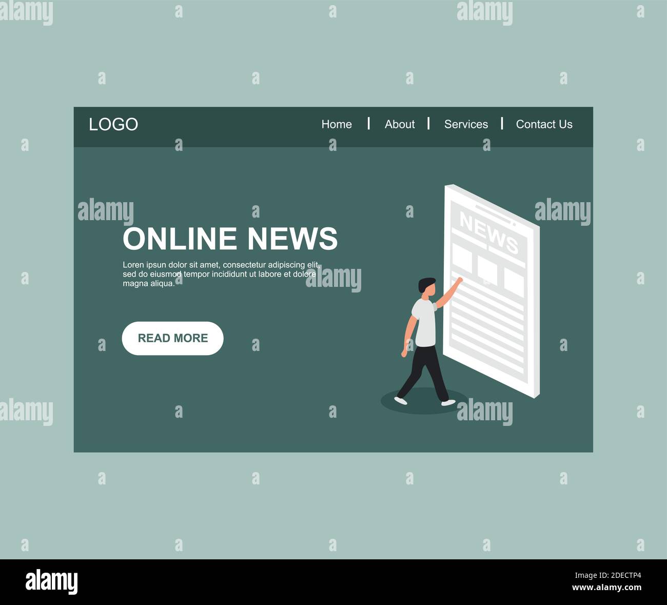 Responsive newspaper hi-res stock photography and images - Alamy