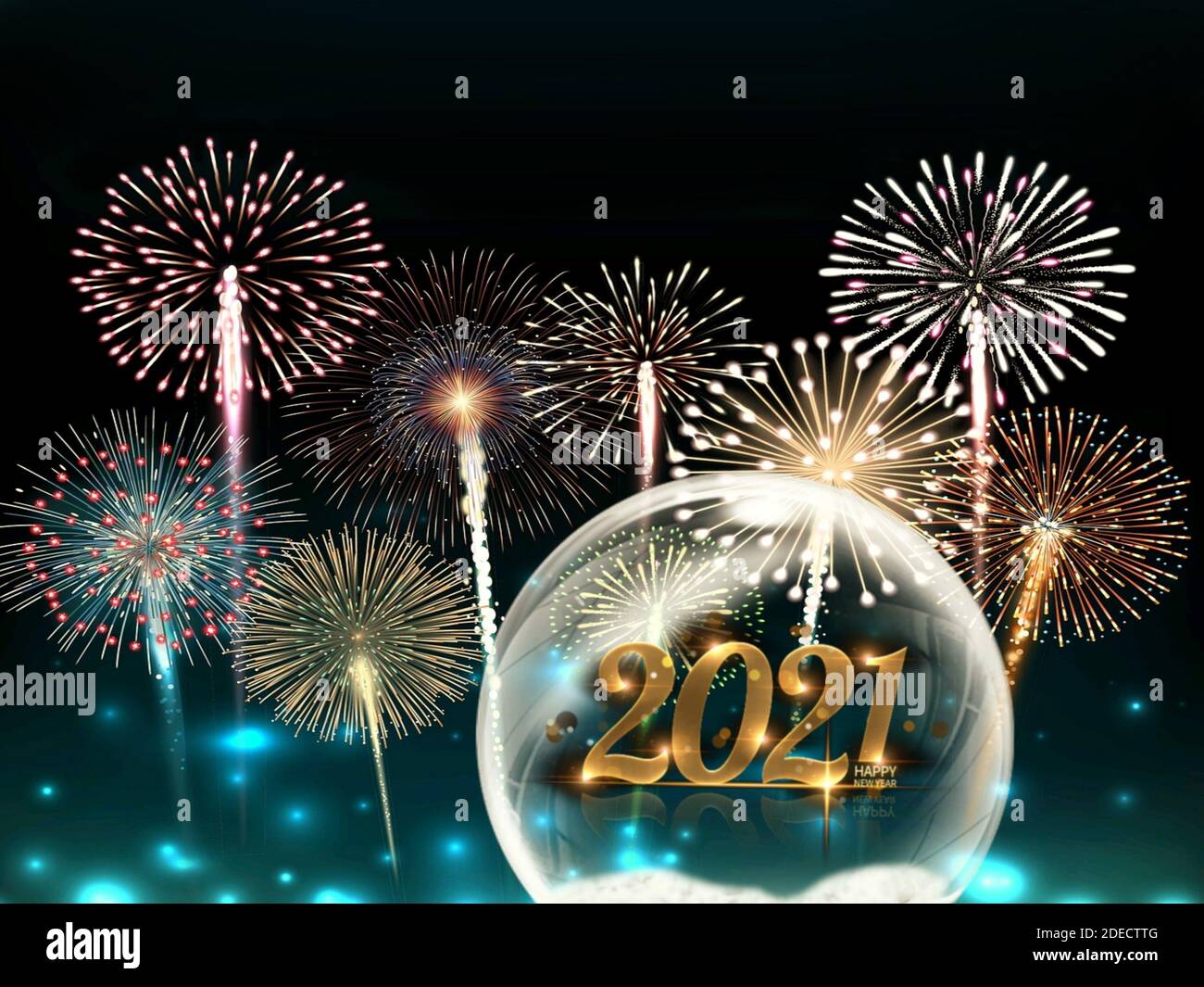 Happy new year 2021 card Stock Photo - Alamy