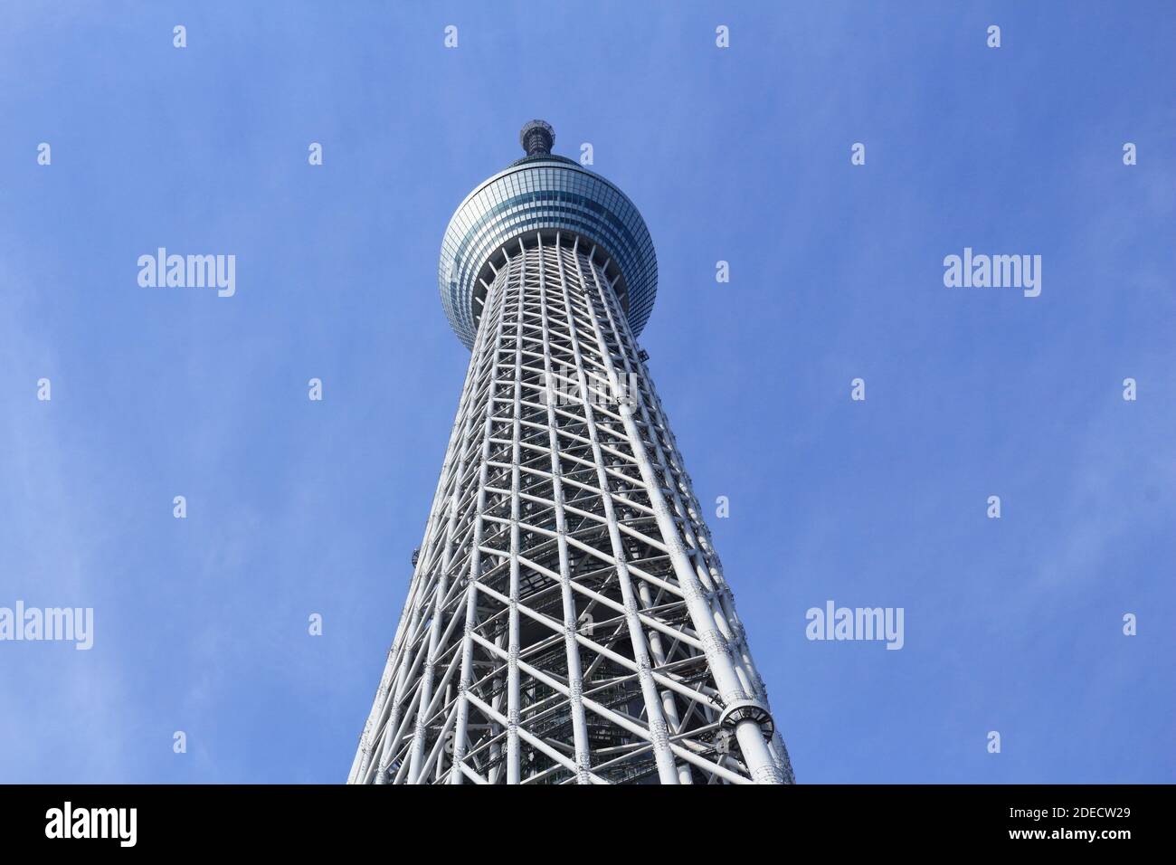 TOKYO, JAPAN - NOVEMBER 30, 2016: Skytree tower in Tokyo, Japan. The 634m tall TV tower is the ...