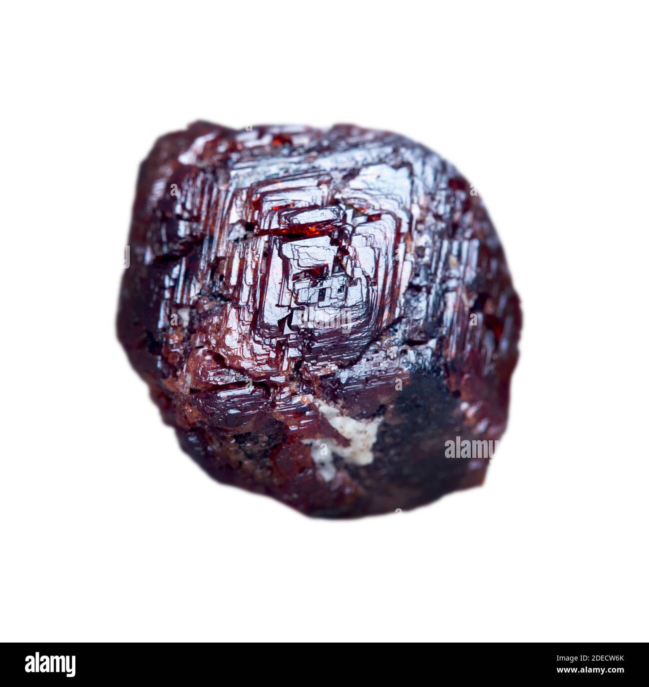 Red garnet minerals hi-res stock photography and images - Alamy