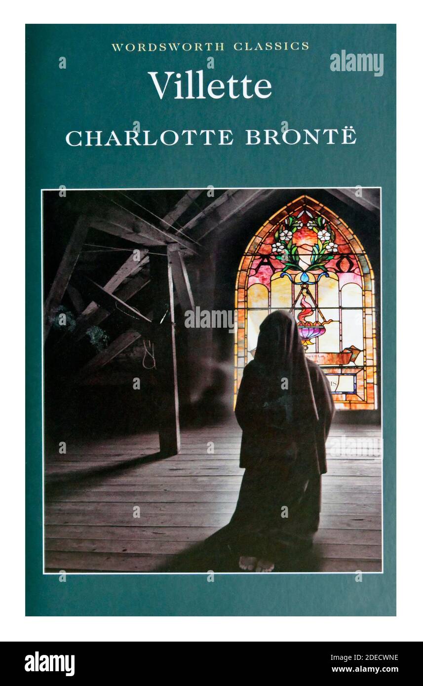 Book cover "Villette" by Charlotte Bronte Stock Photo - Alamy