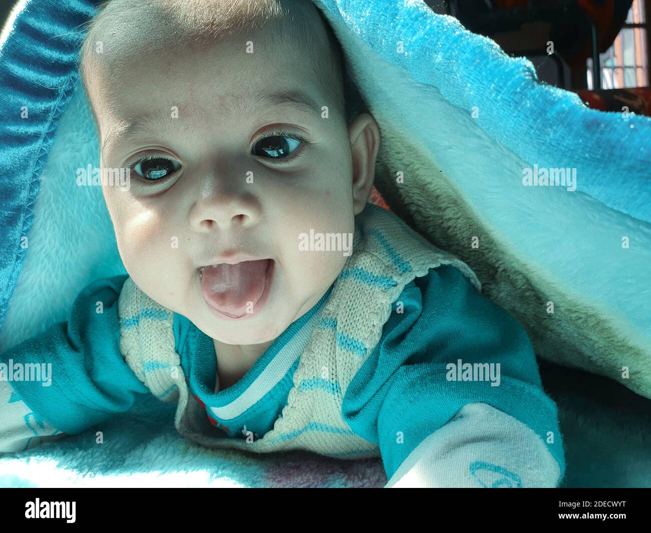 Beautiful kid different poses looks very handsome. Small child after ...