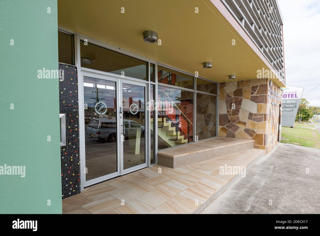 The former ES&A Bank building in Wingham, New South Wales was built in ...