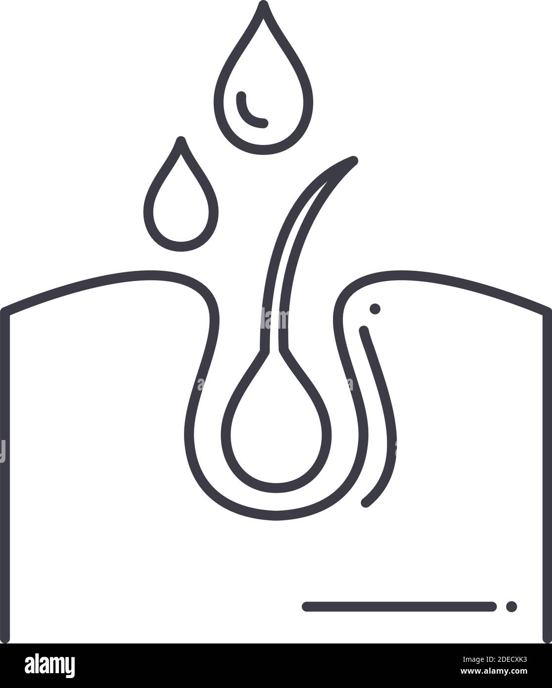 Hair loss sign on Stock Vector Images - Alamy