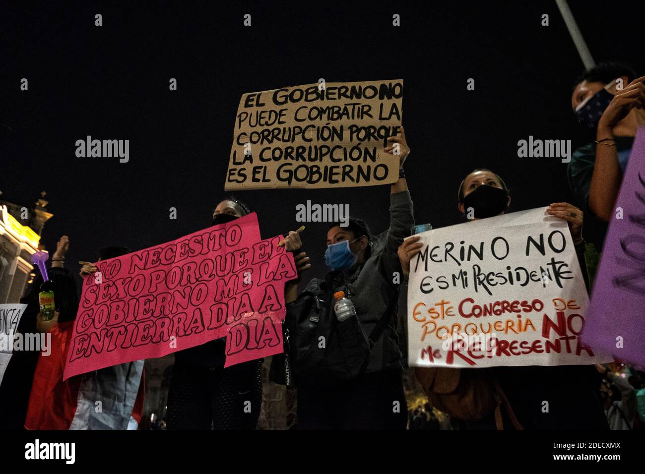 Marcha de Protesta. Lima, Peru - Protest March, Lima, Peru Stock Photo ...