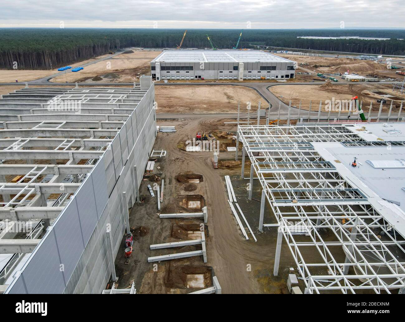 Tesla gigafactory aerial shot hi-res stock photography and images - Alamy