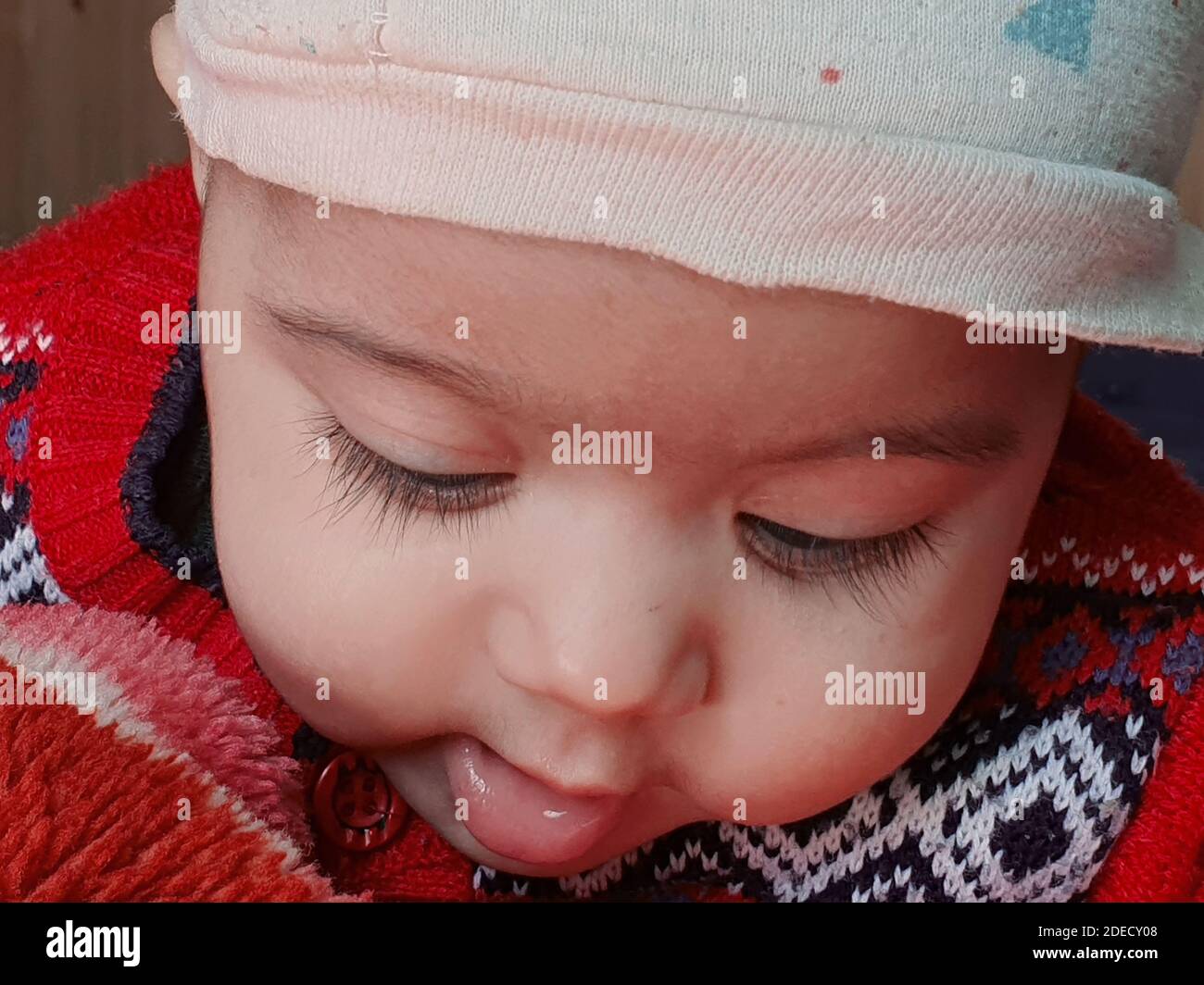 New born baby kid asian colour looks very beautiful Stock Photo - Alamy