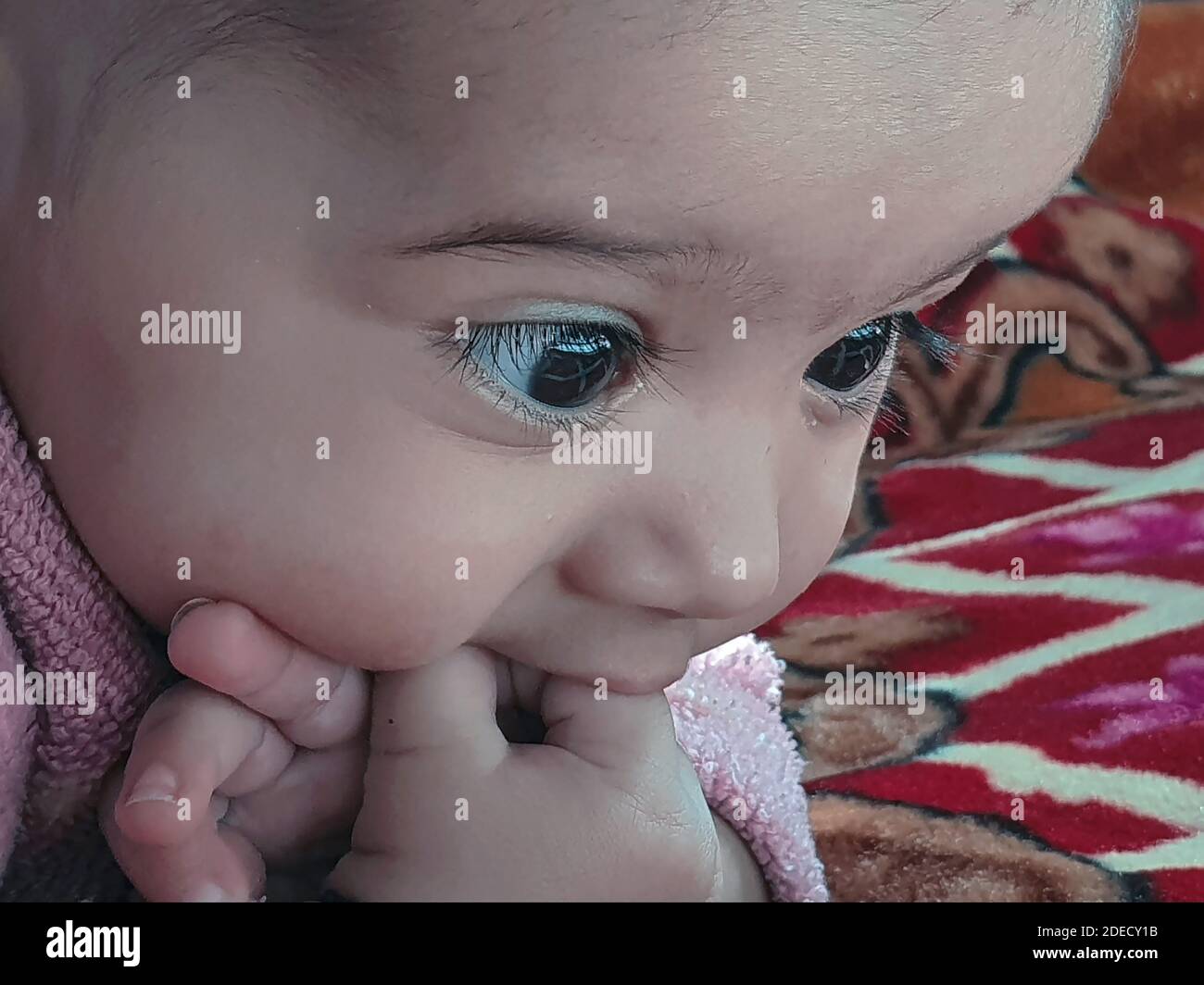 New born baby child asian colour looks very beautiful Stock Photo - Alamy