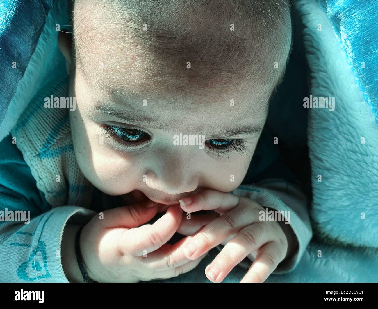 Beautiful kid different poses looks very handsome. Small child after ...