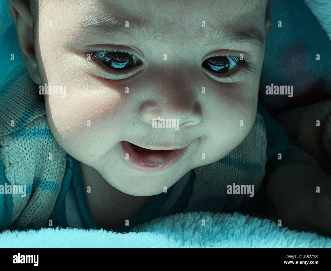 Beautiful kid different poses looks very handsome. Small child after ...