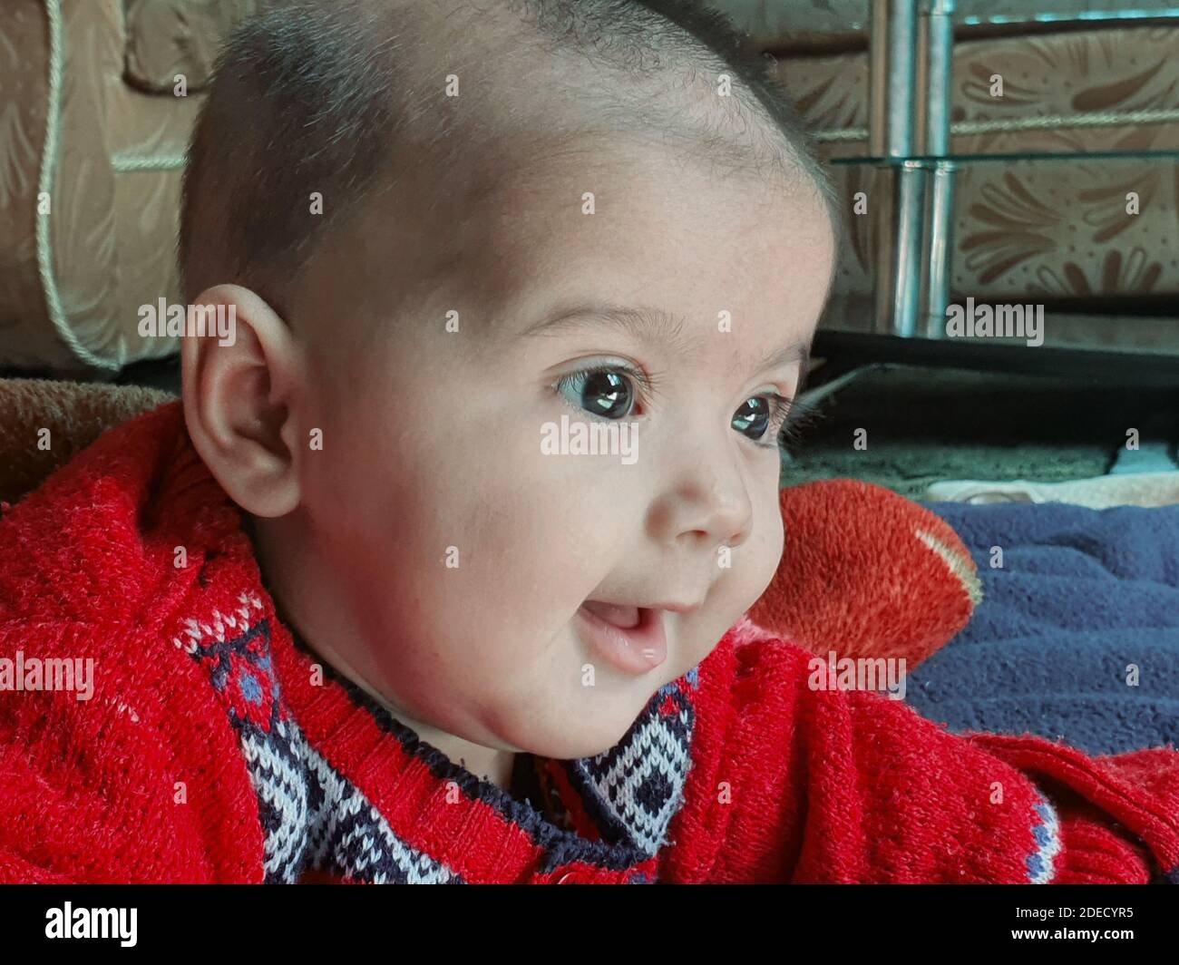 Beautiful kid different poses looks very handsome. Small child after ...