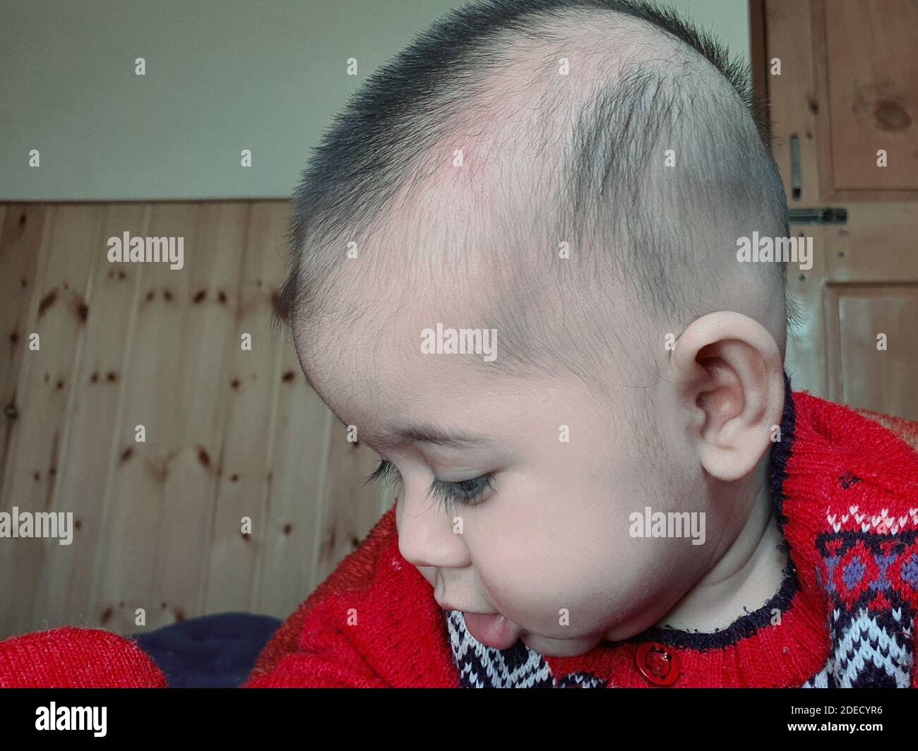 Beautiful kid different poses looks very handsome. Small child after ...