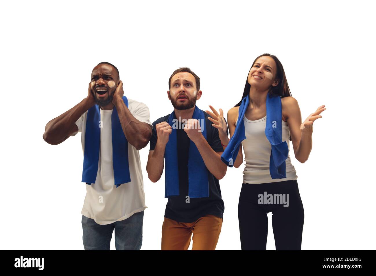 Women friends support sad Cut Out Stock Images & Pictures - Alamy