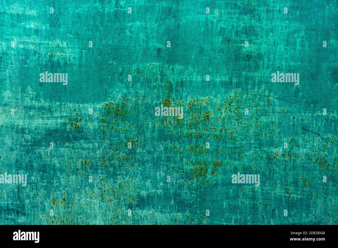 Iron texture or background with rusty peeling green paint. High ...