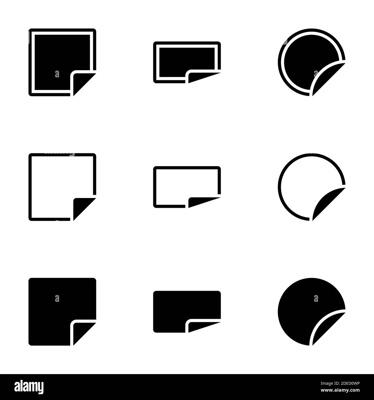 Illustration on theme sticker Black and White Stock Photos & Images - Alamy