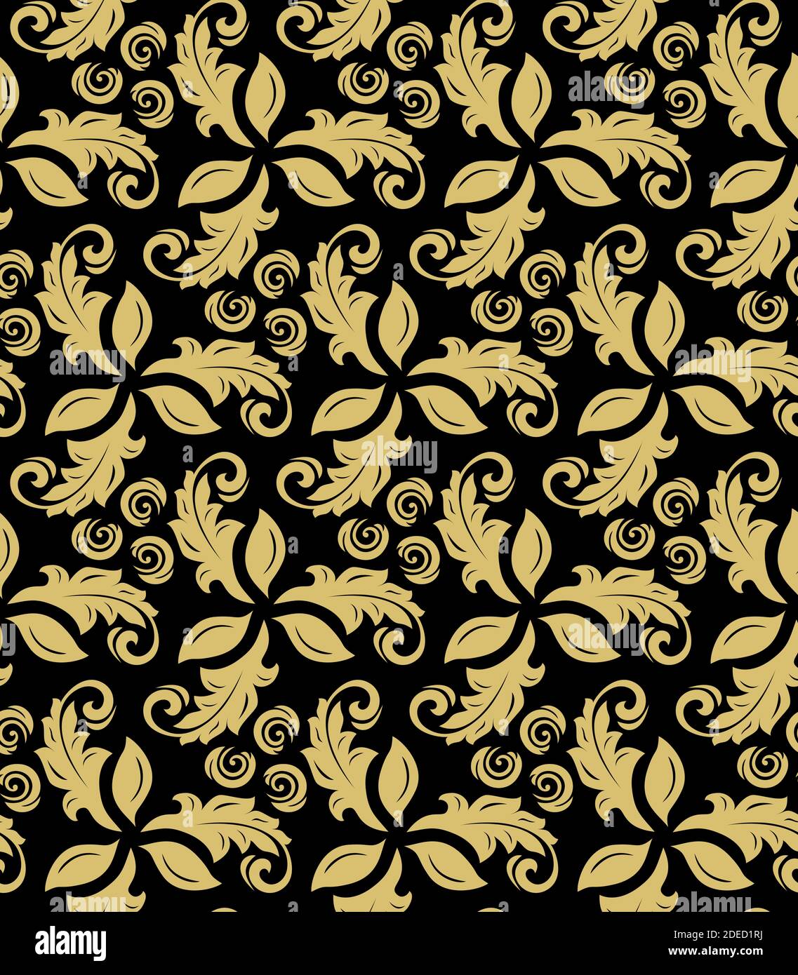 Floral Fine Seamless Pattern Stock Photo - Alamy