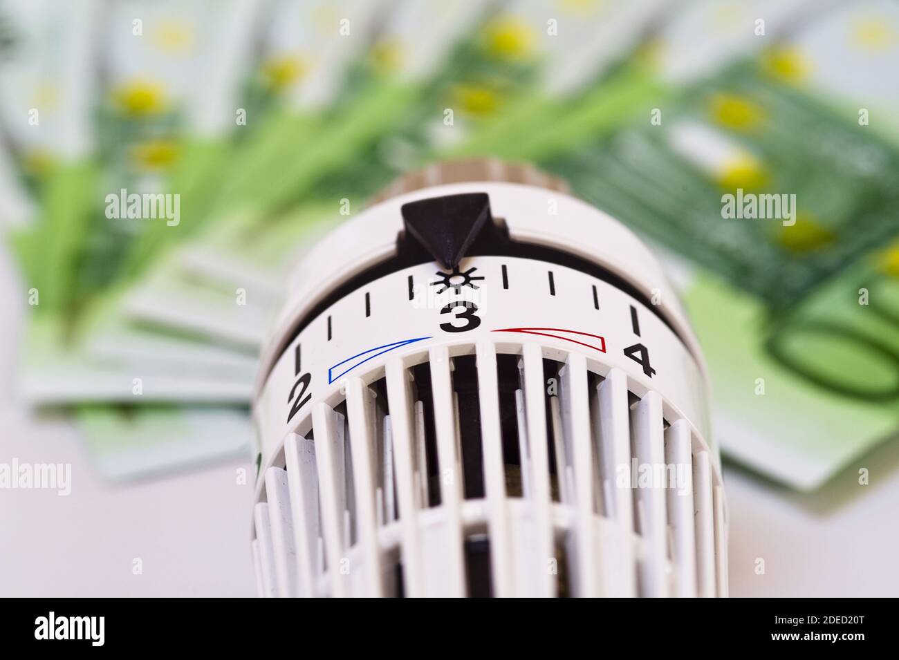 heater with Euro bills, Germany Stock Photo - Alamy