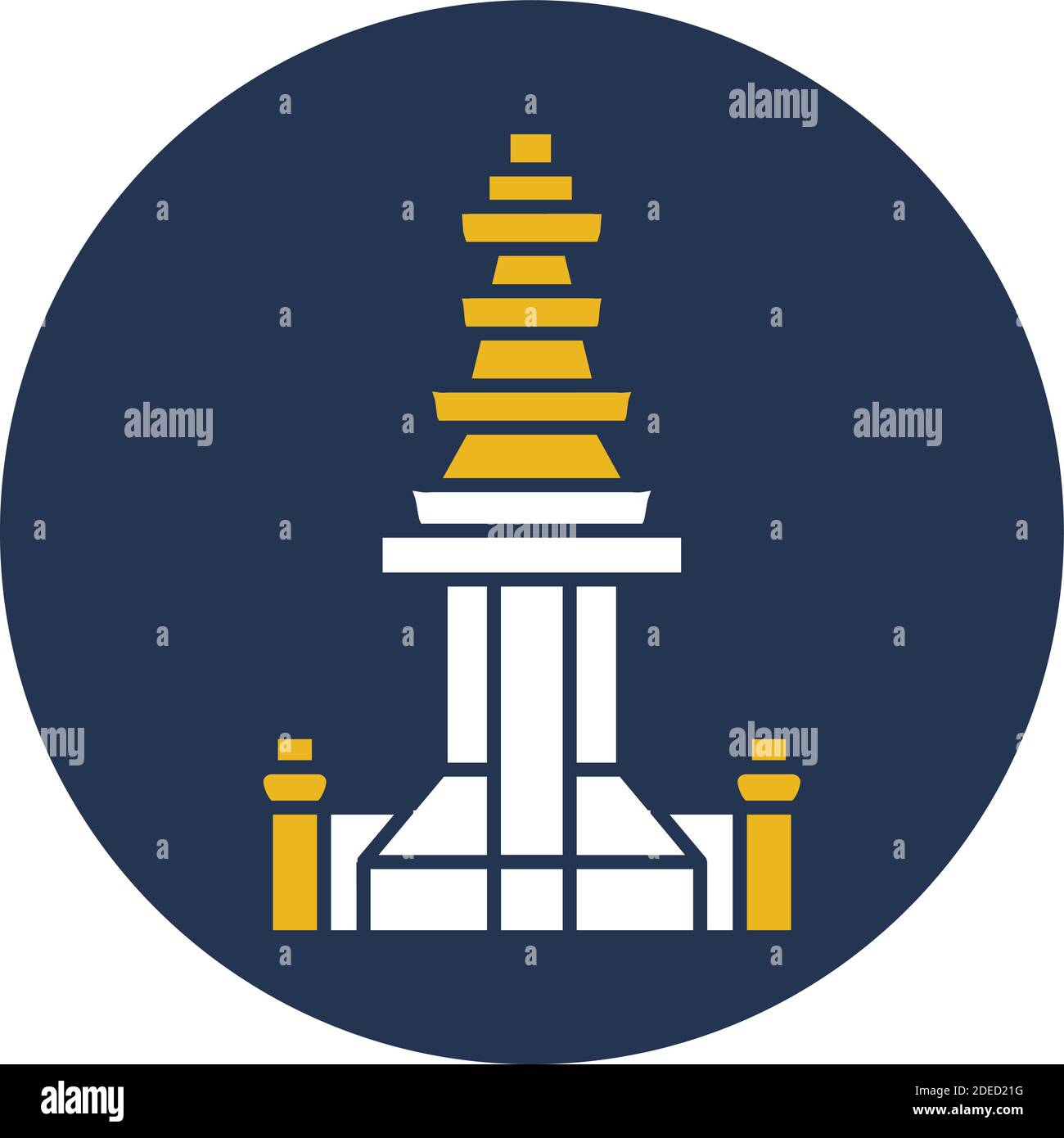 Bali besakih temple Stock Vector Images - Alamy
