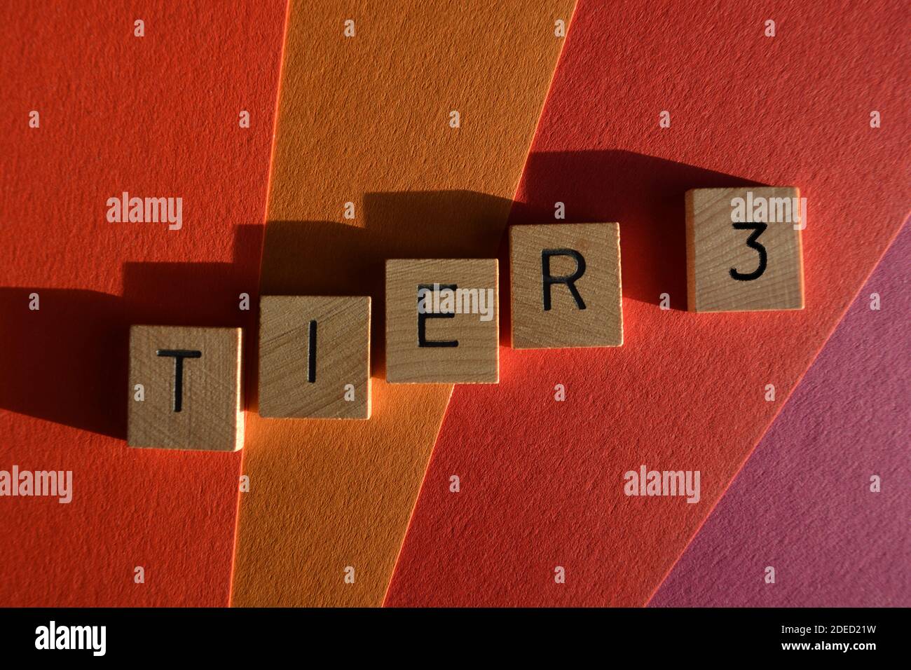 Tier 3, Lockdown restriction level during coronavirus pandemic Stock ...