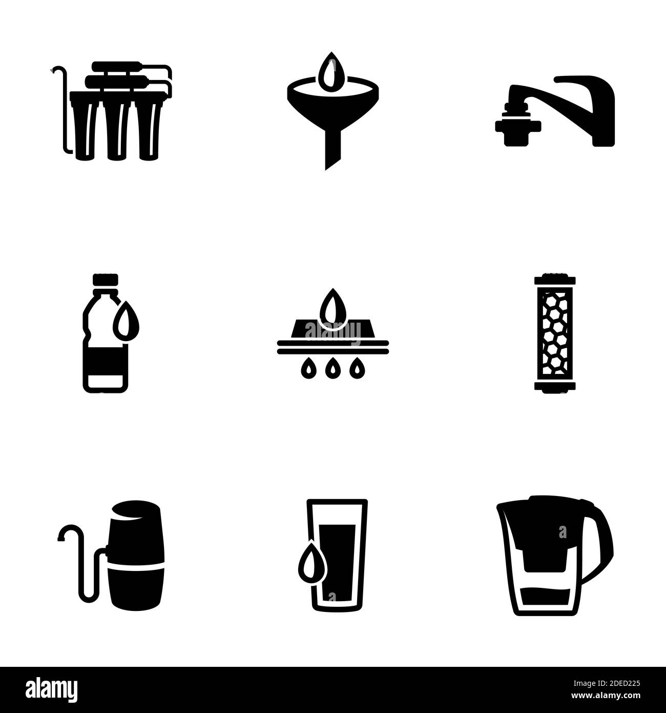 Purification vector vectors Black and White Stock Photos & Images - Alamy