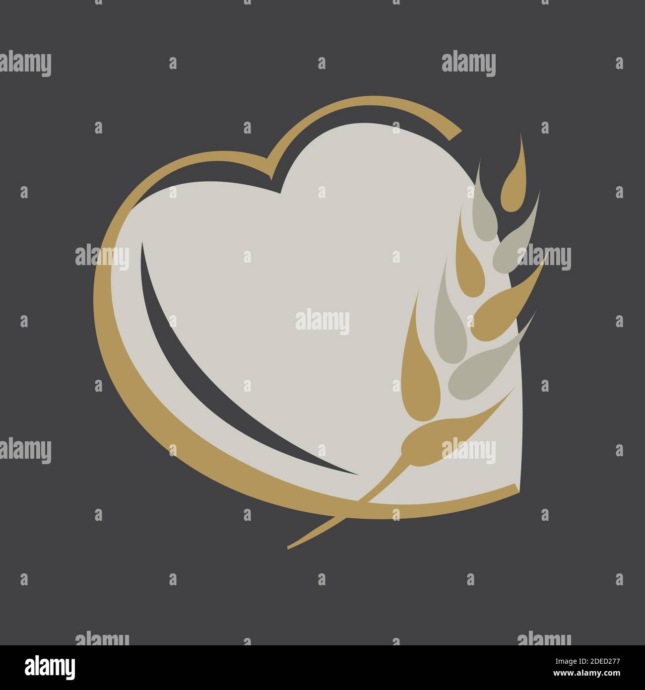 pure symbol of love heart logo design vector illustration Stock Vector ...
