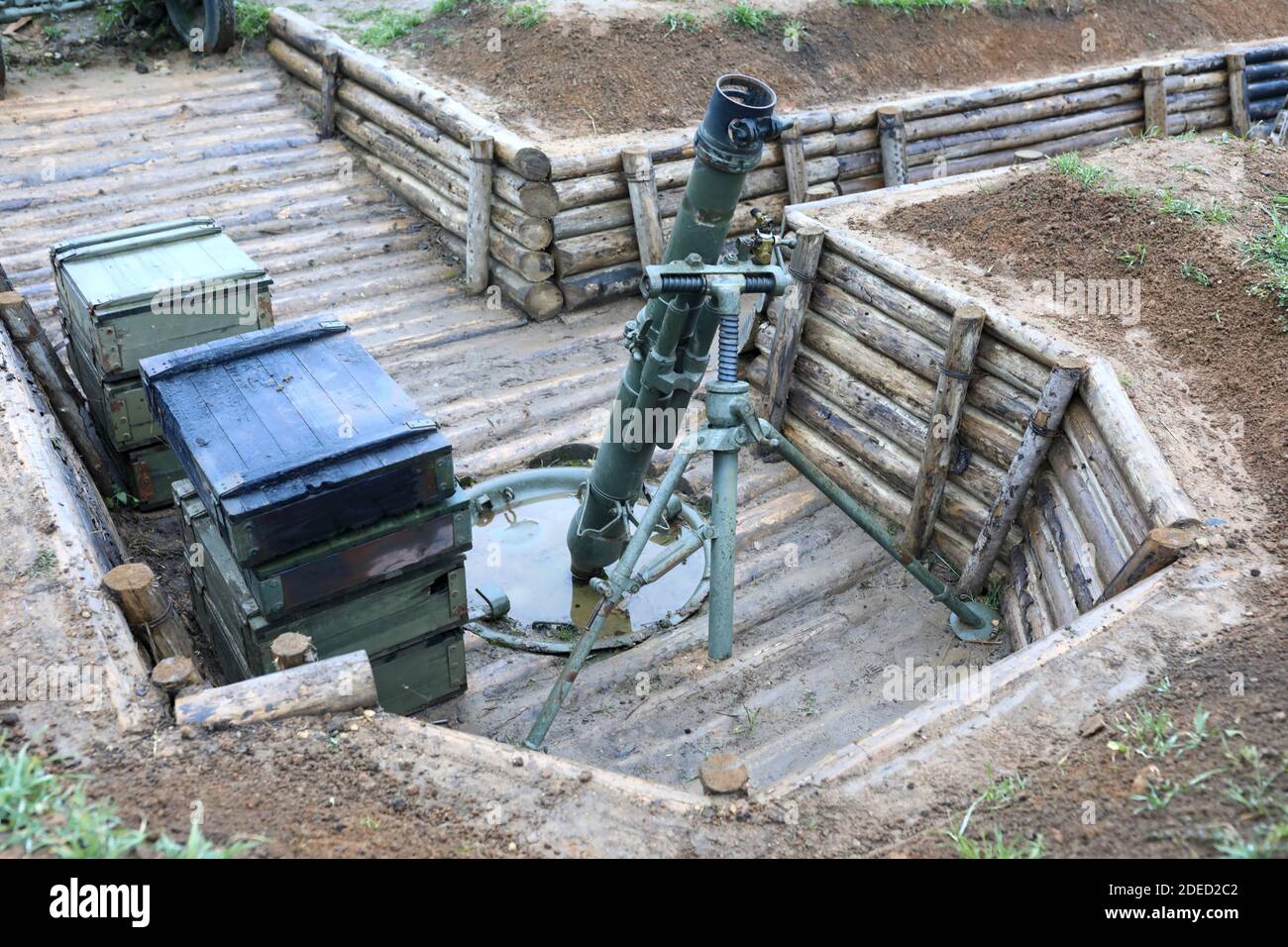 Trench mortar gun hi-res stock photography and images - Alamy