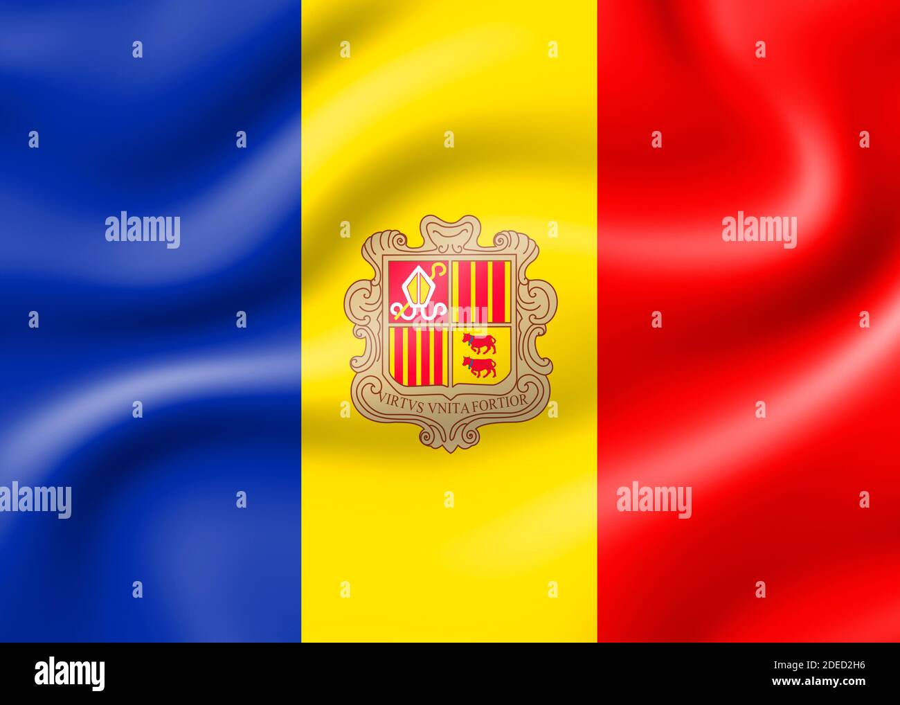 Flag of andora hi-res stock photography and images - Alamy