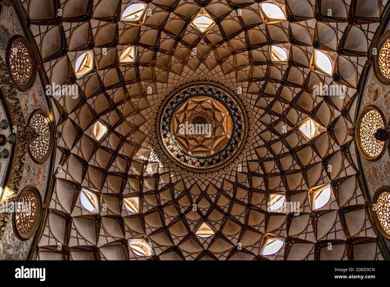 Dome ceiling in Boroujerdi house, traditional merchants persian house ...