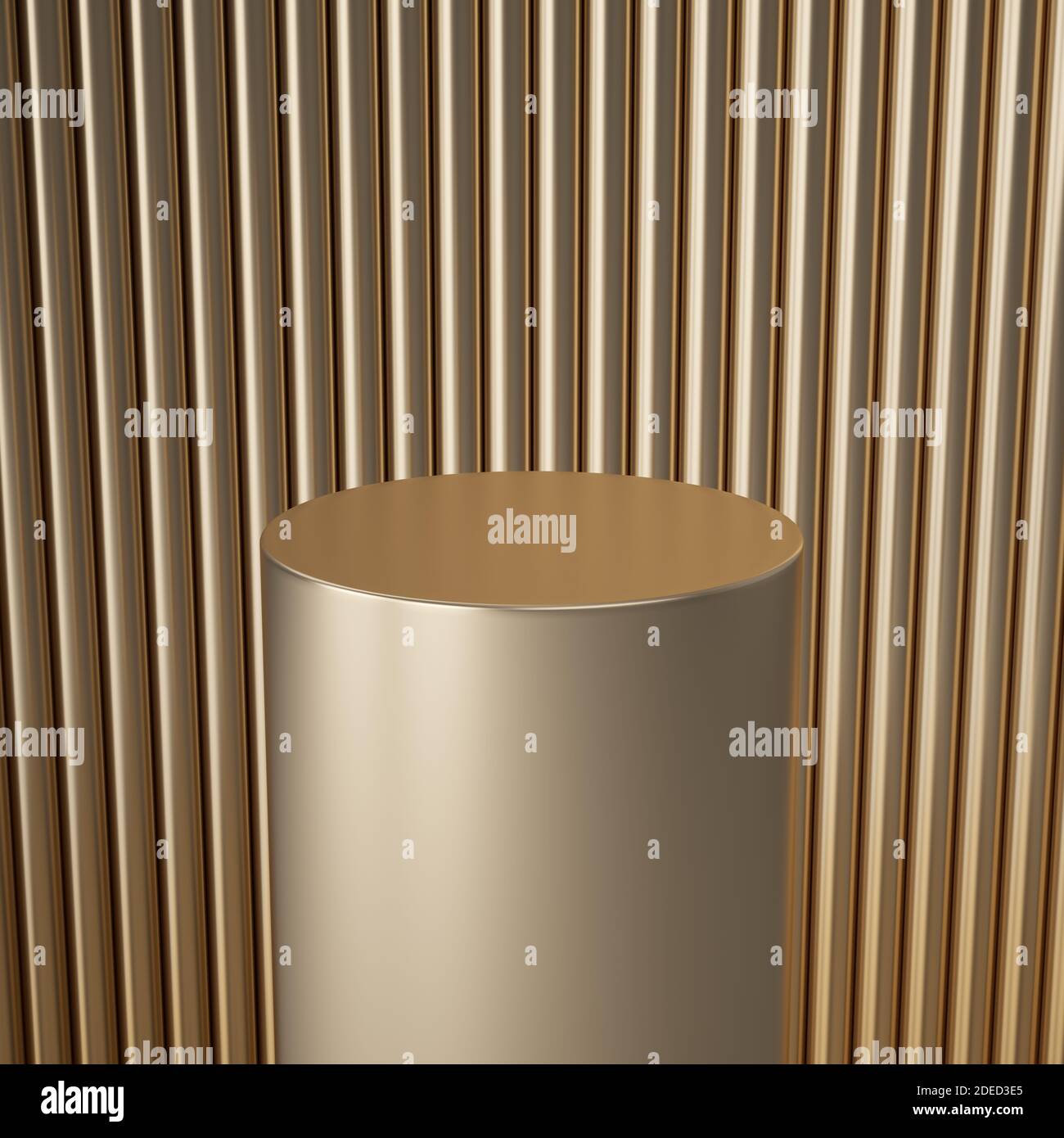 Gold metal product base Stock Photo - Alamy