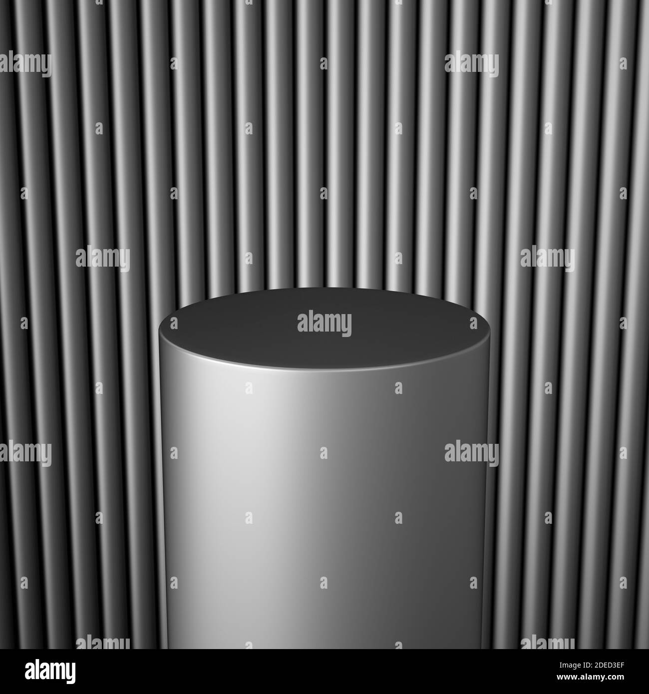 Silver metal product base Stock Photo - Alamy