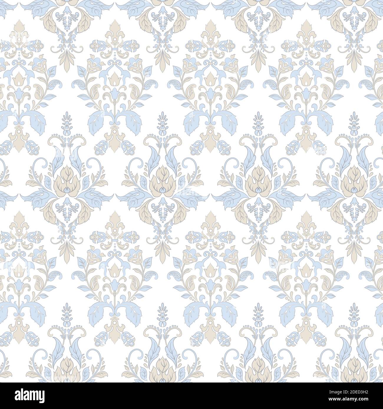 Vector Baroque floral pattern. classic floral ornament Stock Vector ...