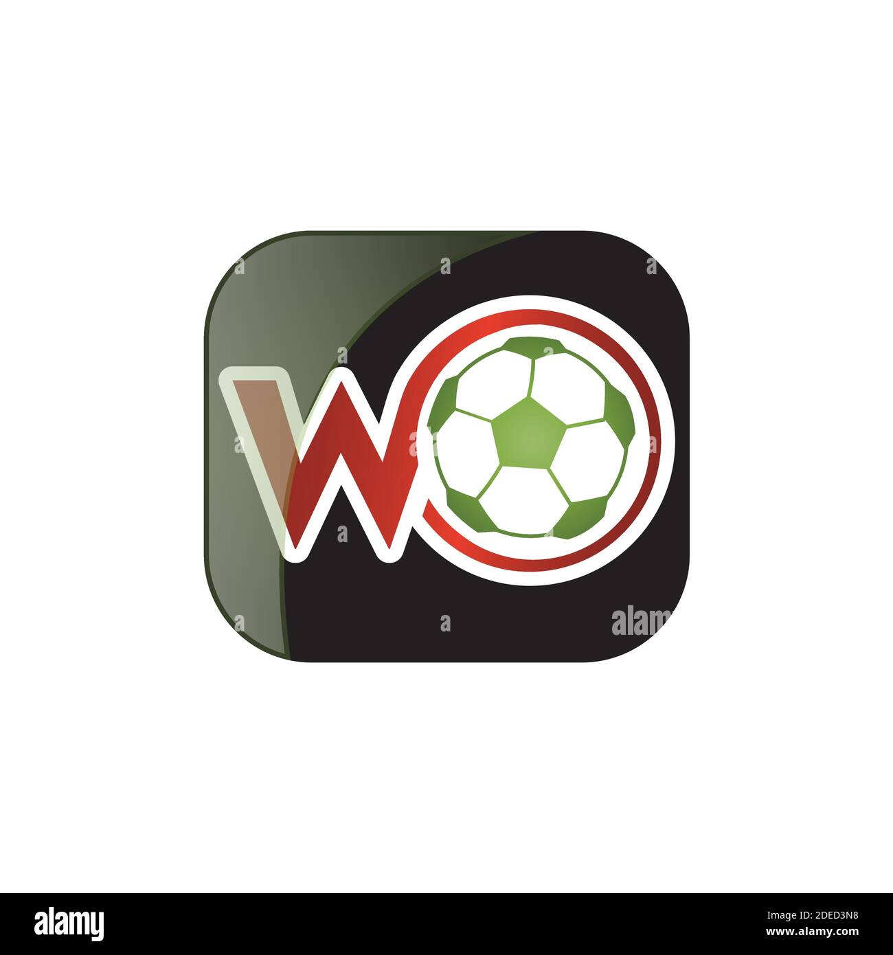 great modern brand of football soccer player logo designs Stock Vector ...