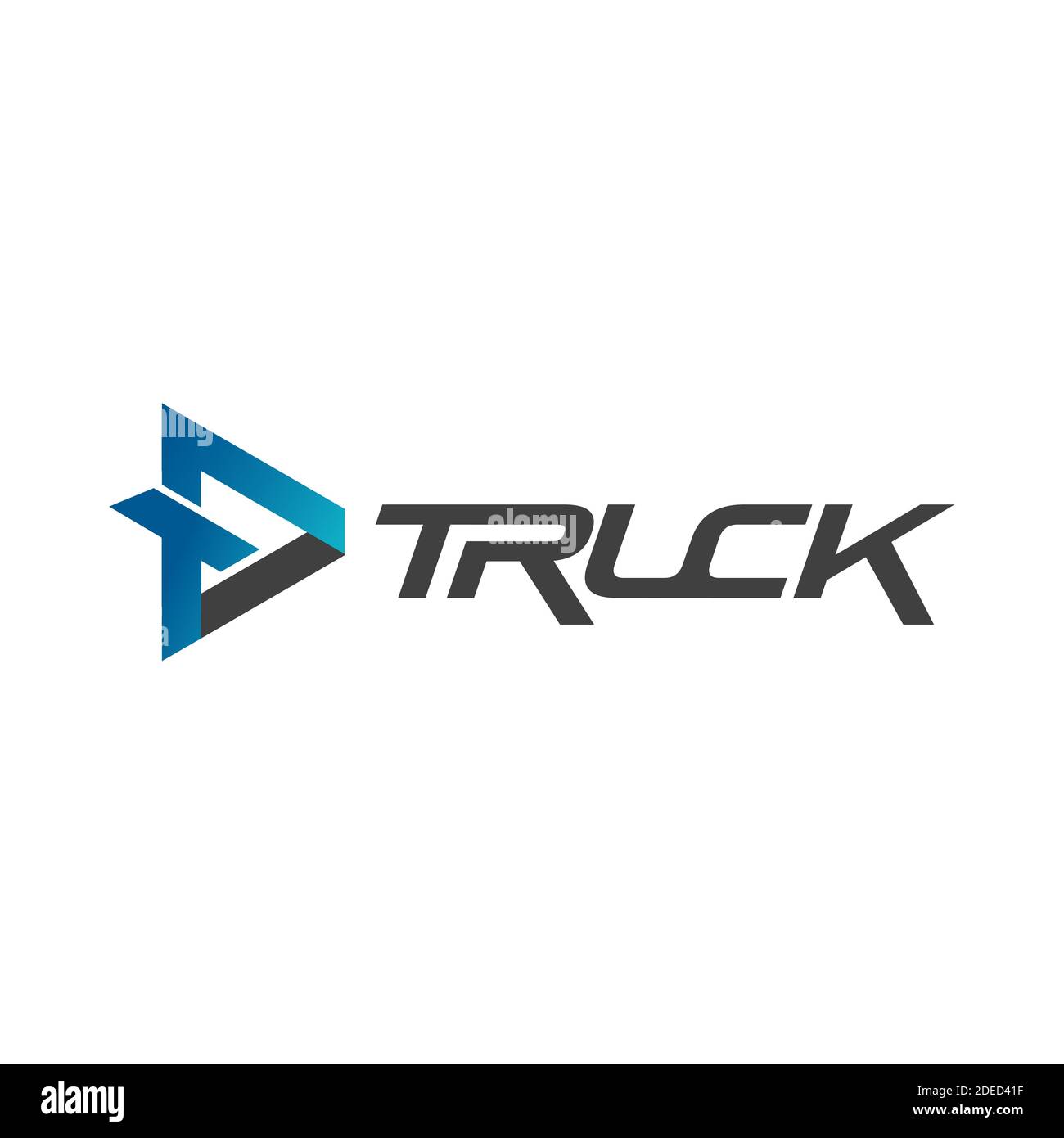 heavy transportation logotype sign lettering truck logo design vector ...